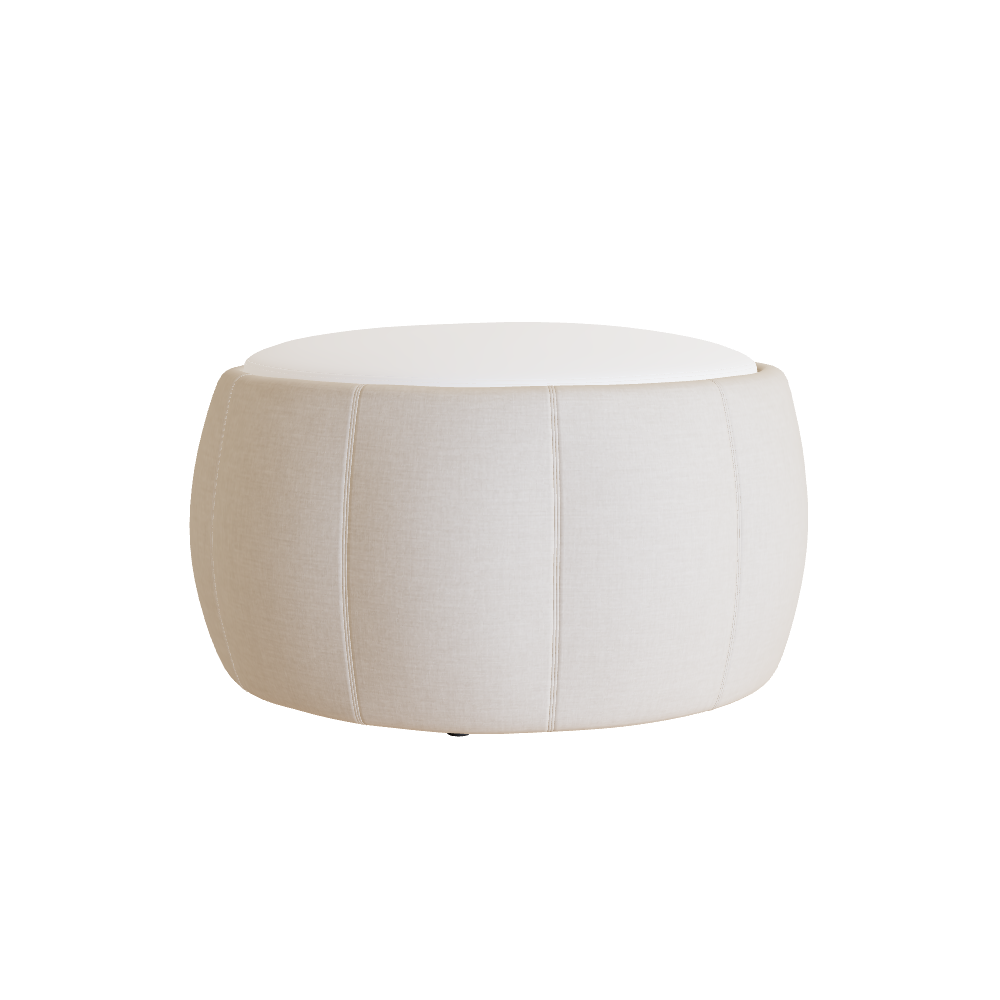 Royal Botania Tono Circular Pouf Ø 73 – Stylish Outdoor Seating