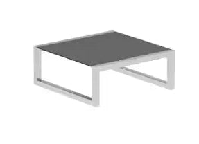 Royal Botania Ninix Side Table Low 90x90 | Modern Outdoor Lounge Table