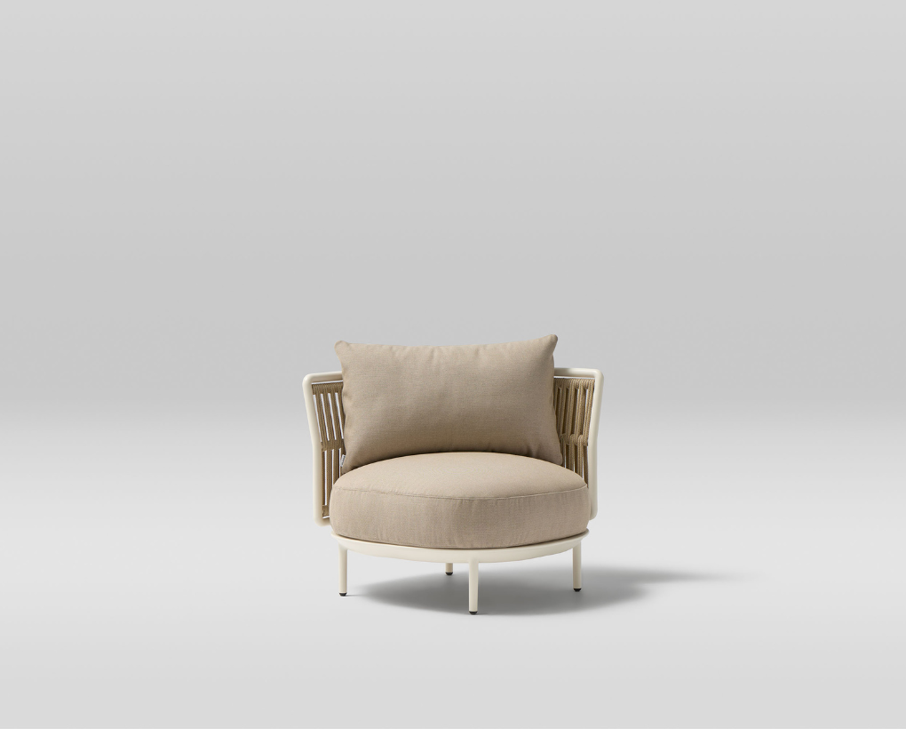 Point Furniture Amba Woven Corner chair Aluminum Structure