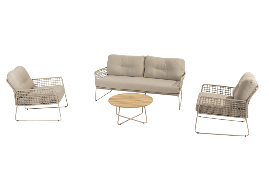 Albano Lounge Set – Sofa, 2 Chairs & Coffee Table | 4 Seasons Outdoor ...