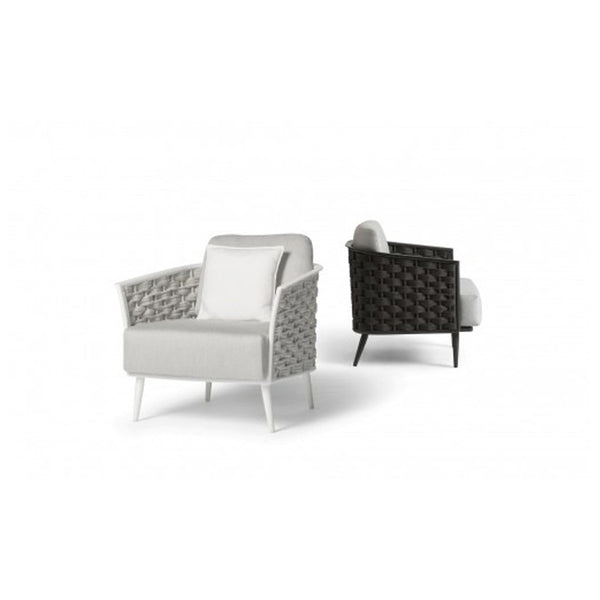 Manutti Cascade Lounge Chair – Contemporary Rope Outdoor Armchair ...