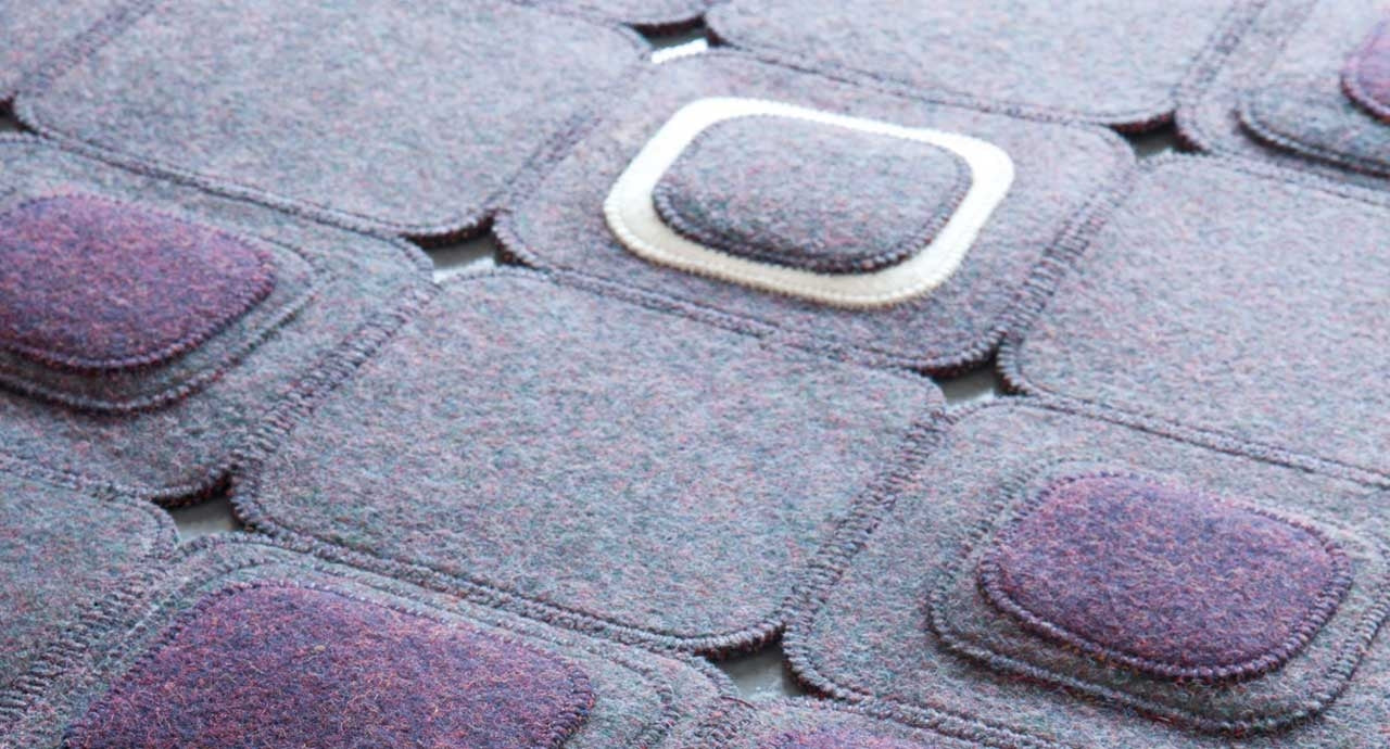 Paola Lenti Pixel Felt Rug | Shop Now